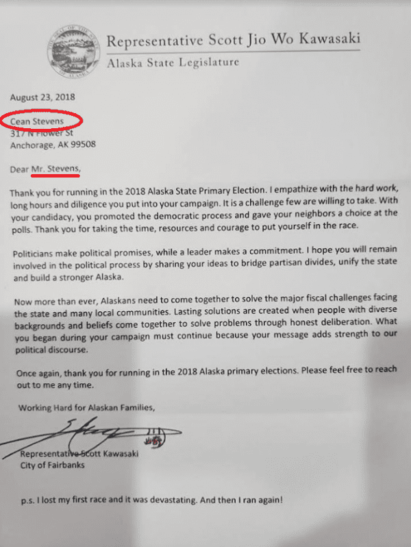 Dear Scott - The Alaska Landmine