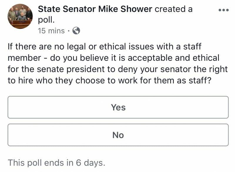 Shower poll - The Alaska Landmine