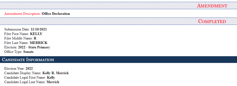 Representative Kelly Merrick files for State Senate - The Alaska Landmine